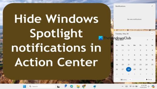 How to manage Notification settings in Windows 10