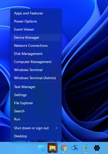 How to open Device Manager in Windows 11