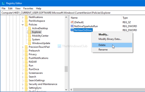 This operation has been cancelled due to restrictions in effect
