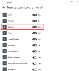 Wi-Fi icon missing or not showing on Taskbar in Windows 11/10