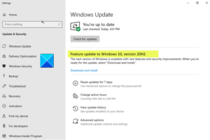 New features in Windows 10 version 20H2 October 2020 Update