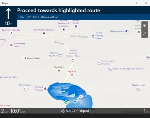 How to use Turn-by-Turn navigation feature in Bing Maps