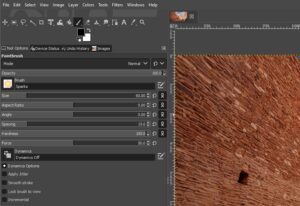 GIMP paintbrush not working; won't let you draw [Fix]