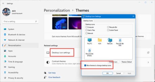 How to change the Desktop font color in Windows 11/10