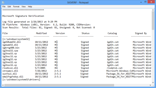 Identify Unsigned Drivers using sigverif utility in Windows 11/10