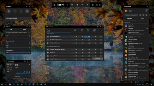 Check system performance in game on PC with Xbox Game Bar