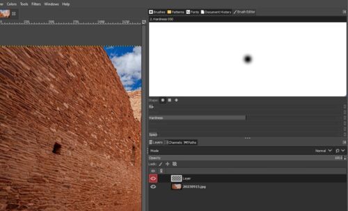 GIMP paintbrush not working; won't let you draw [Fix]