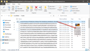 Where are the Login screen pictures saved in Windows 11/10?