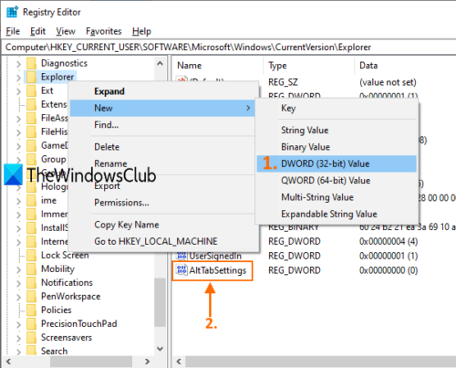 How to change Alt+Tab settings in Windows 11/10