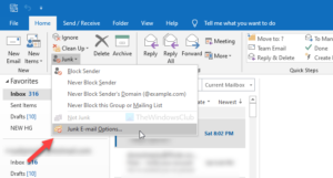 How to export or import Blocked and Safe Senders list in Outlook