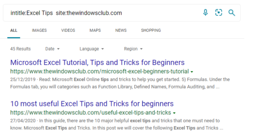 Bing Search Tips and Tricks to improve Search Experience
