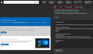 How to use new Search with a screenshot feature in Windows 10