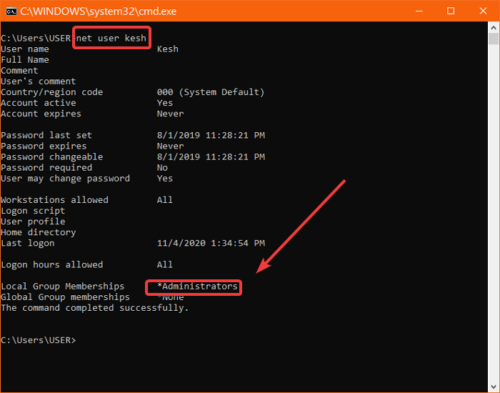 Change Standard user to Administrator account & vice versa in Windows 11