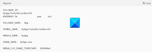 How to read Small Memory Dump (dmp) files in Windows 11