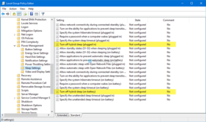 How to turn off Hybrid Sleep when PC is on battery or plugged in