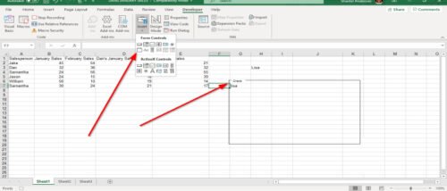 How to create and use Form Controls in Excel