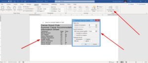 How to convert Table to Text and Text to Table in Word