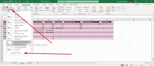 How to apply Themes and change Appearance on Excel Workbook