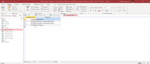 How to Create and Modify Query in Access
