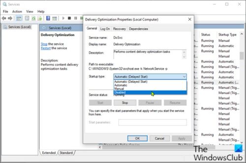 How to Disable Delivery Optimization in Windows 11