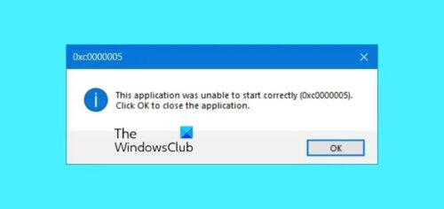 Fix 0xc0000005, Access is denied or Access Violation error