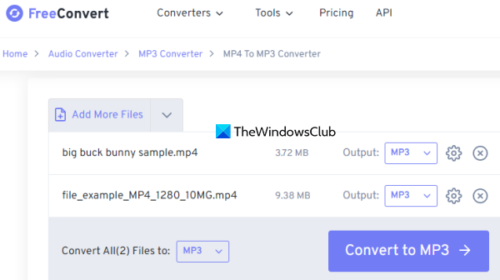 Best free MP4 to MP3 converter for Windows11/10 PC