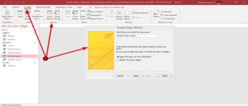 How to Create and Modify Query in Access