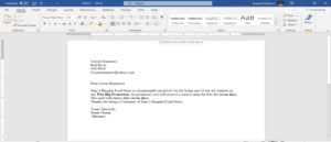 How to use Mail Merge for Letters in Word