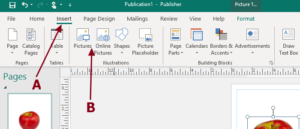 Add, Move and Modify Image or Picture in Microsoft Publisher