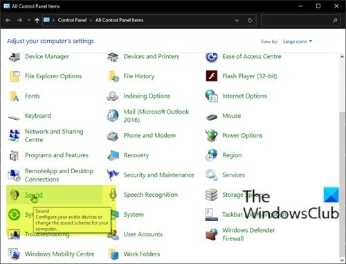 How to open Sound Settings on a Windows 11/10 computer How to open Sound Settings on a Windows 11/10 computer