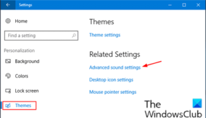 How to open Sound Settings on a Windows 11/10 computer
