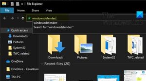 How to open Windows Security in Windows 11/10