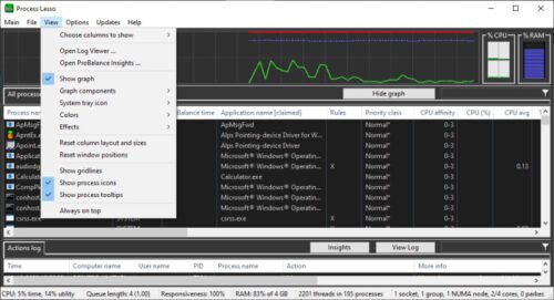 Process Lasso: Process automation and optimization software
