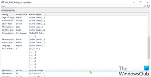 List computer BIOS settings using the GetBIOS PowerShell module