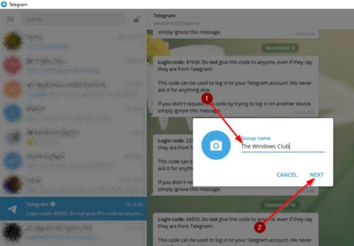 How to create a Group in Telegram and use Voice Chat feature