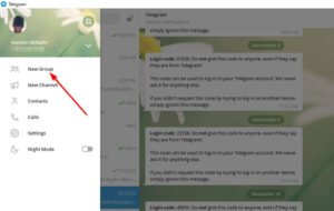 How to create a Group in Telegram and use Voice Chat feature