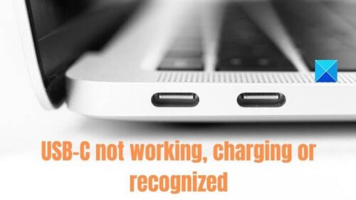 USB-C Port not working, charging or recognized on Windows 11/10