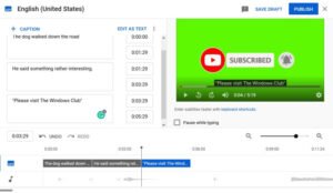 How to Create or Edit subtitles on YouTube