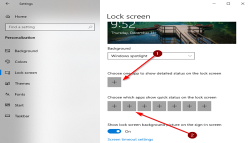 How to add Apps to Lock Screen in Windows 11