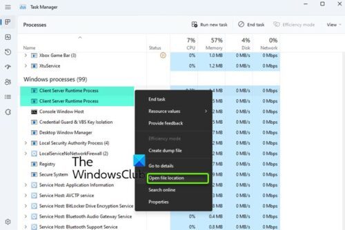 What is csrss.exe or Client Server Runtime process?