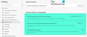 How to enable Internet Explorer Mode in Microsoft Edge