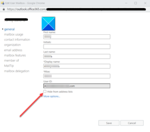 The name cannot be matched to a name in the address list Outlook error