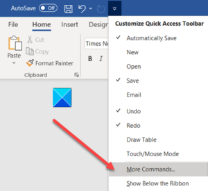 How to copy Outlook Contacts into a Word document
