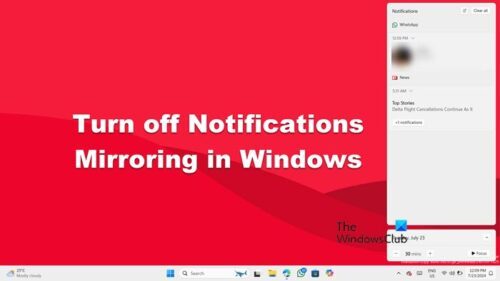How to Disable or Enable Update Restart Notification in Windows 11