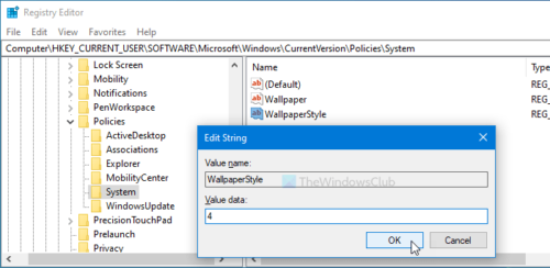 How to set desktop wallpaper using Group Policy or Registry Editor