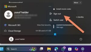 How to Log off Computer or Sign out from Windows 11/10
