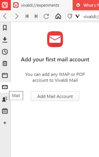 How to use Mail, Feed Reader and Calendar in Vivaldi browser