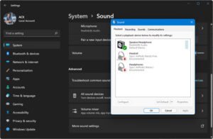 How to open Sound Settings on a Windows 11/10 computer
