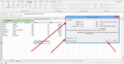 How to use AVERAGEIF and AVERAGEIFS in Excel