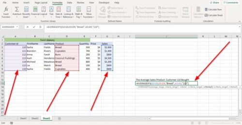 How to use AVERAGEIF and AVERAGEIFS in Excel